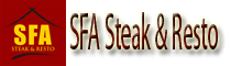 logo sfa – SFA Steak & Resto