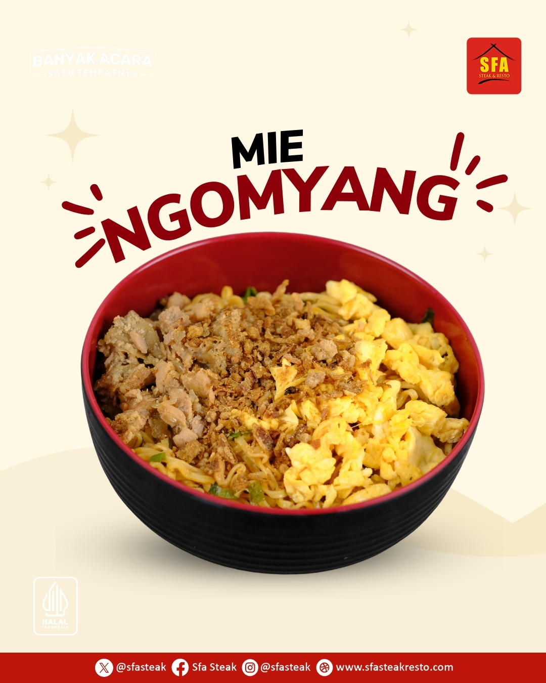 Menu Jagoan SFA! – SFA Steak & Resto